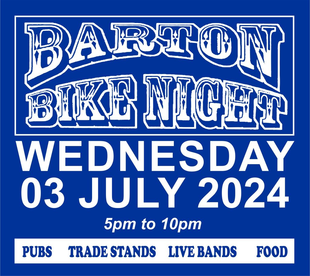 Barton Bike Night returns to its traditional Wednesday date